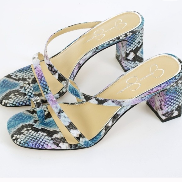 Jessica Simpson | Shoes | Jessica Simpson Blue And Purple Snake Print ...